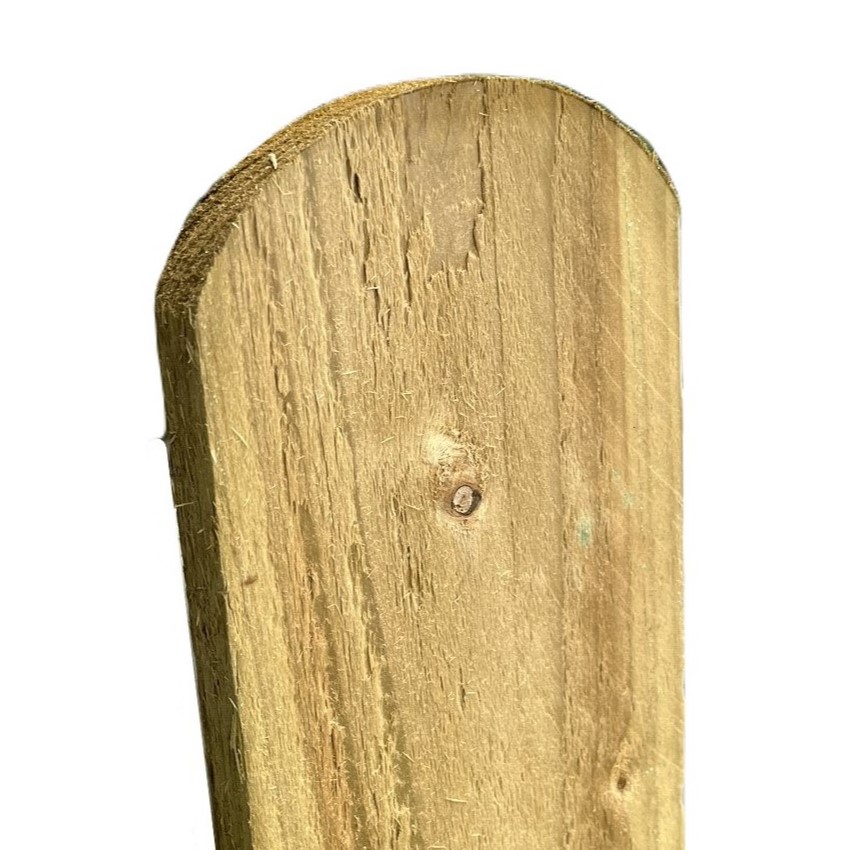 6ft x 6" x 7/8" Rounded Top Pickets | Picket Fencing