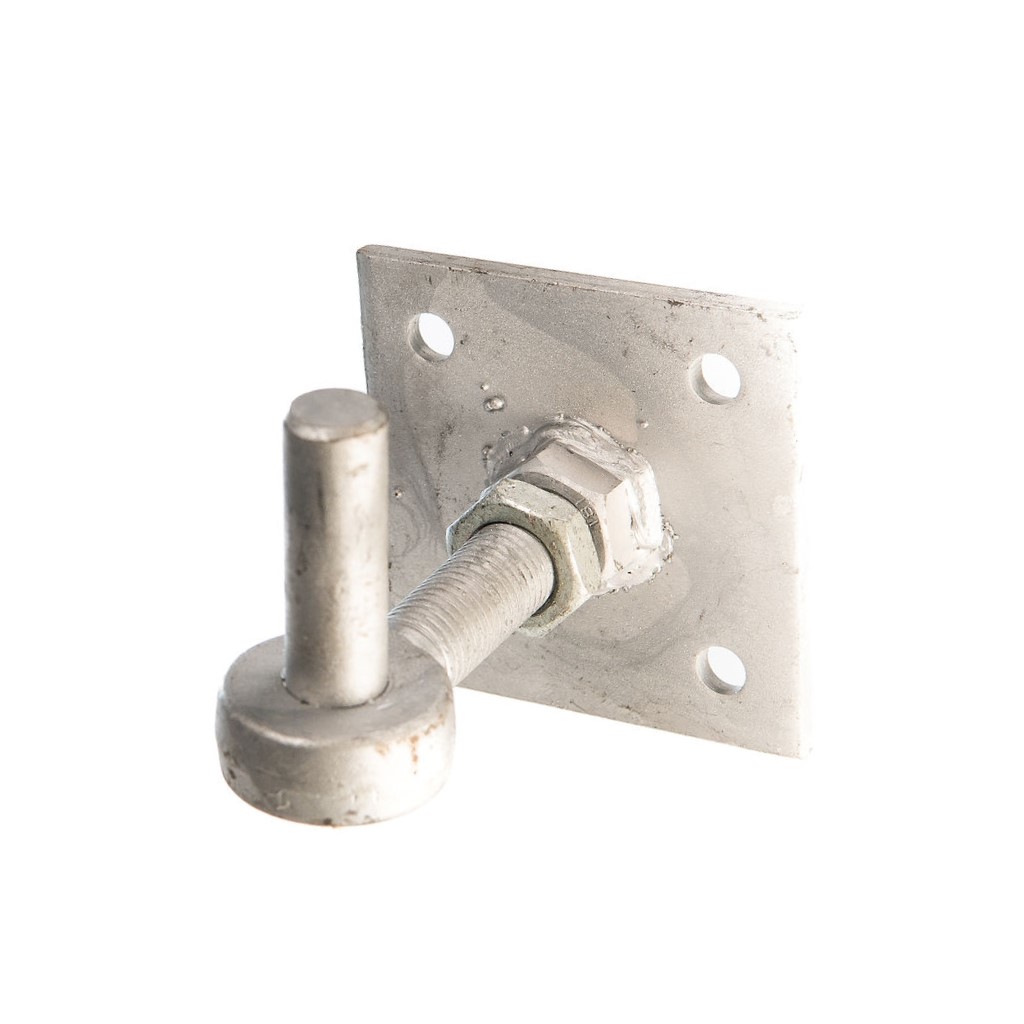 Adjustable Gate Hanger 4" x 4" Plate | Heavy Duty Gate Hinge