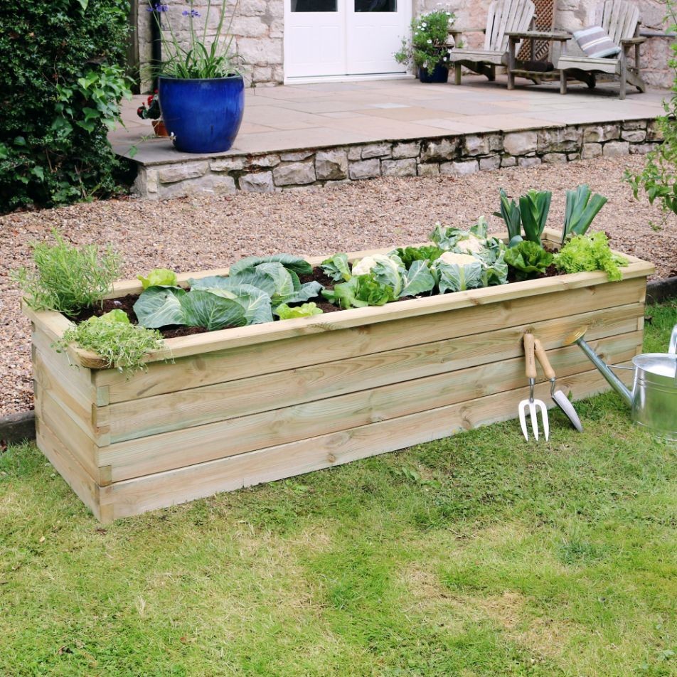 Raised Bed Planter | Zest Narrow Sleeper Raised Bed