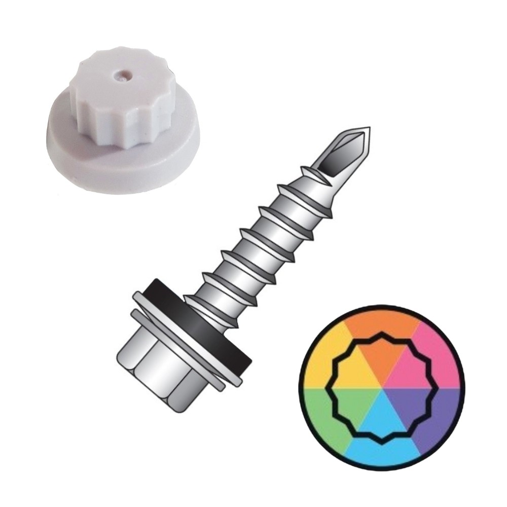 28mm Moulded Head Mega Stitcher 116mm Washer | Roofing