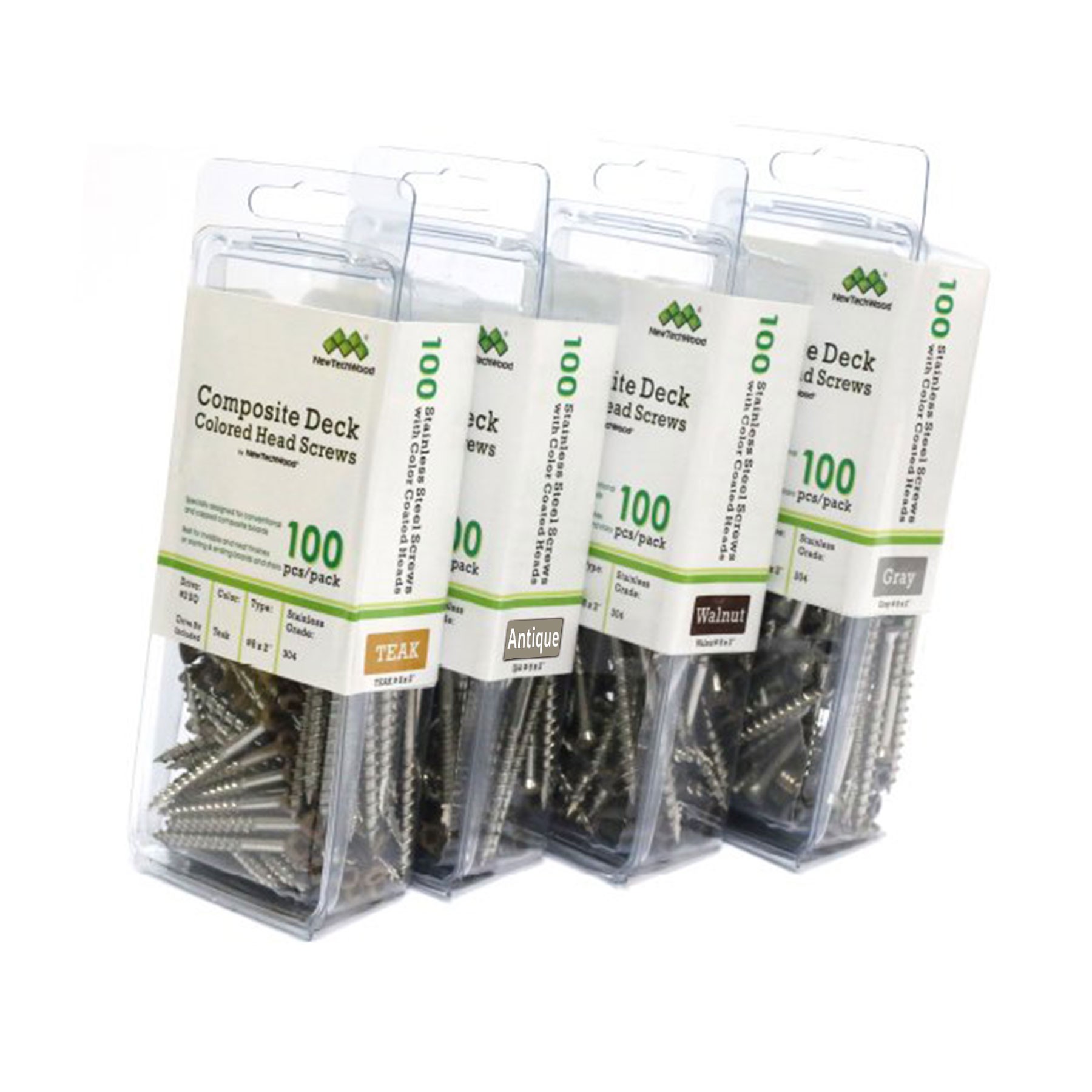 UltraShield Screws (Pack of 100) | Composite Decking Screws