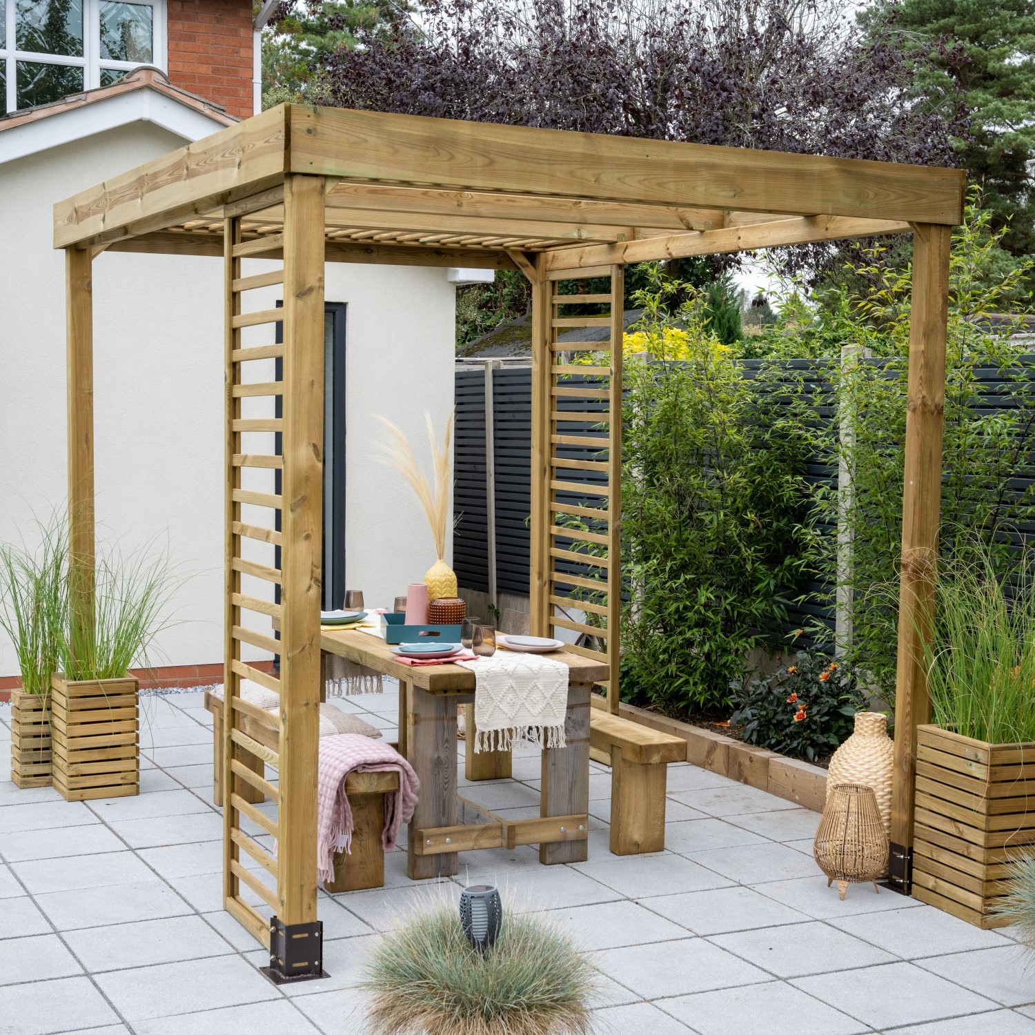 Forest Dining Pergola | Wooden Pergolas