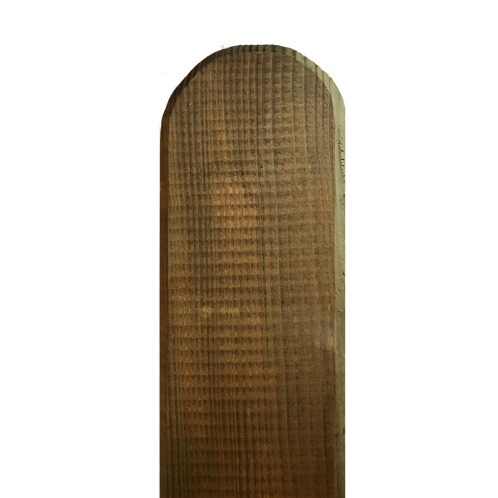 Fence Posts | 7'6" Long Dressed, Chamfered, Rounded Top Post