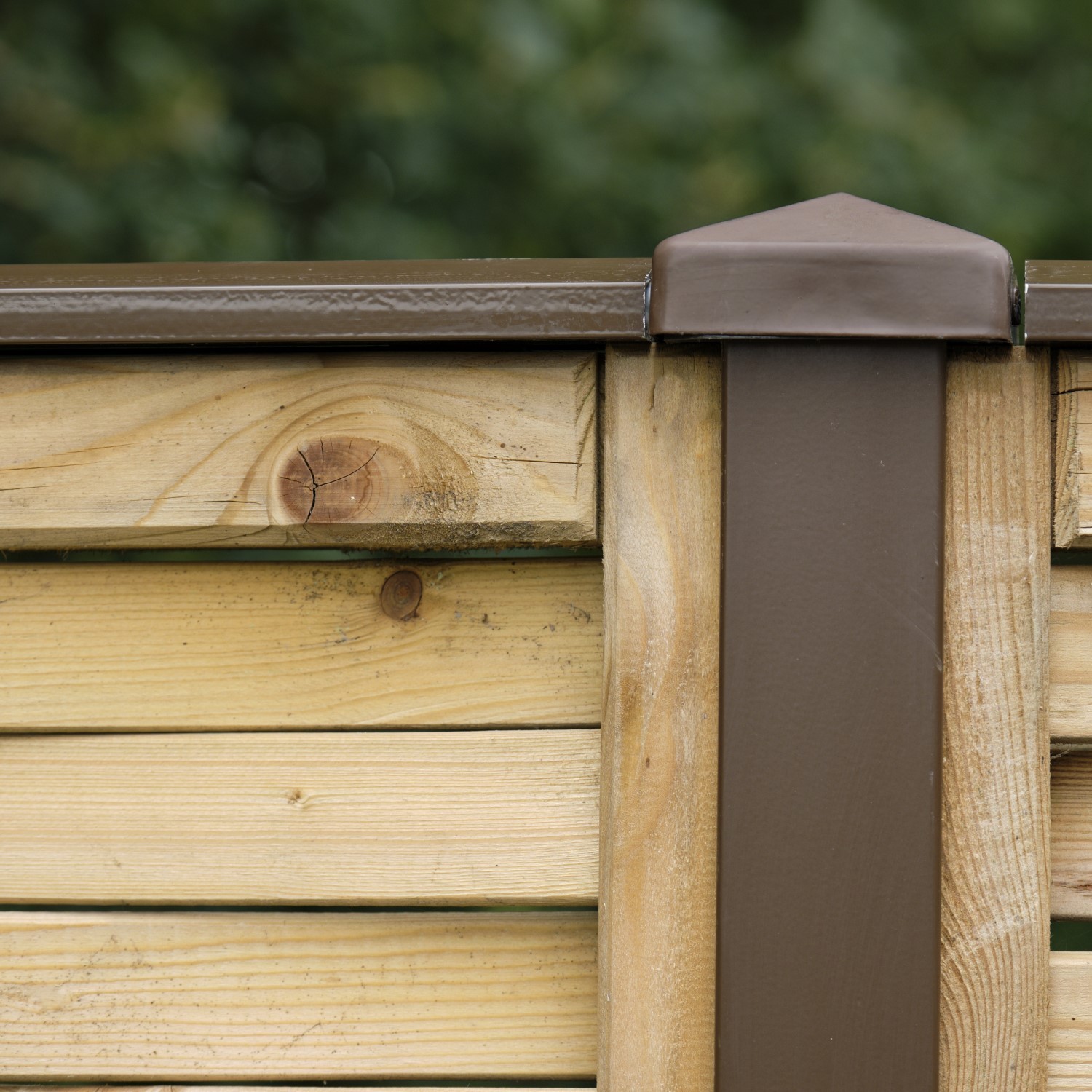DuraPost 1.83m Sepia Brown Capping Rail | DuraPost Fencing