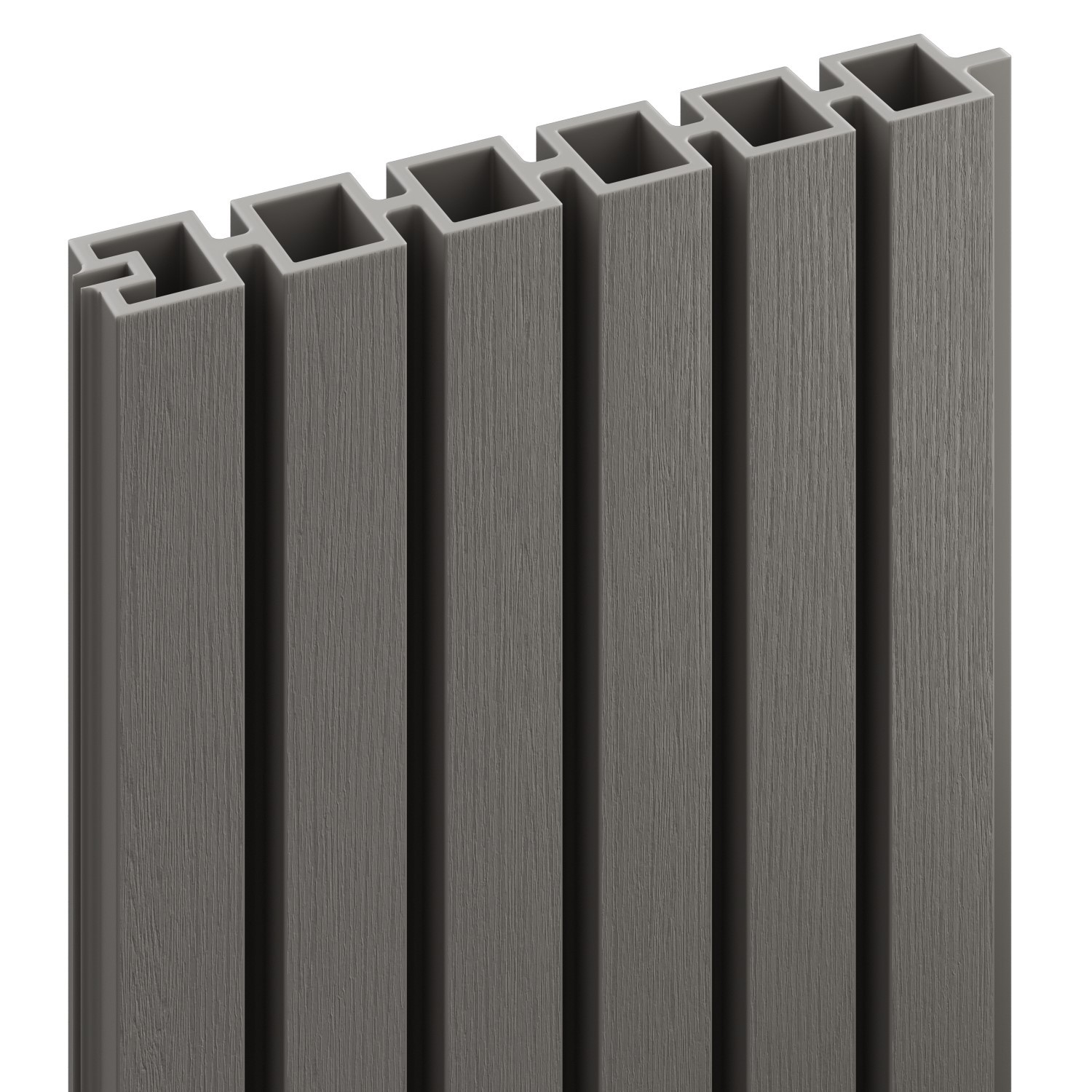 DuraPost 1830mm Grey Urban Slatted Composite Boards (2 Pack)