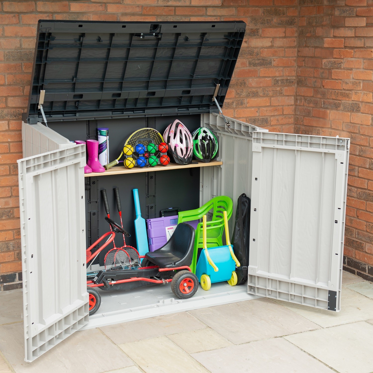 Forest Extra large Garden Storage Unit Bin Store 1200 Litre