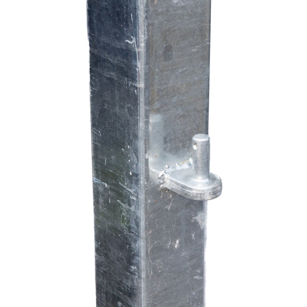 4" X 4" Galvanised Square Hang Post to Suit Newford Gates