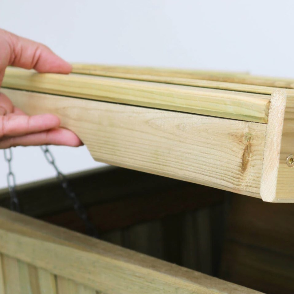 Wooden Parcel Store | Zest Keep Safe Parcel Store