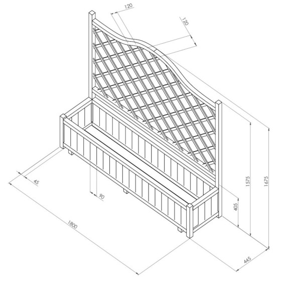 Garden Planter Box | Zest York Planter