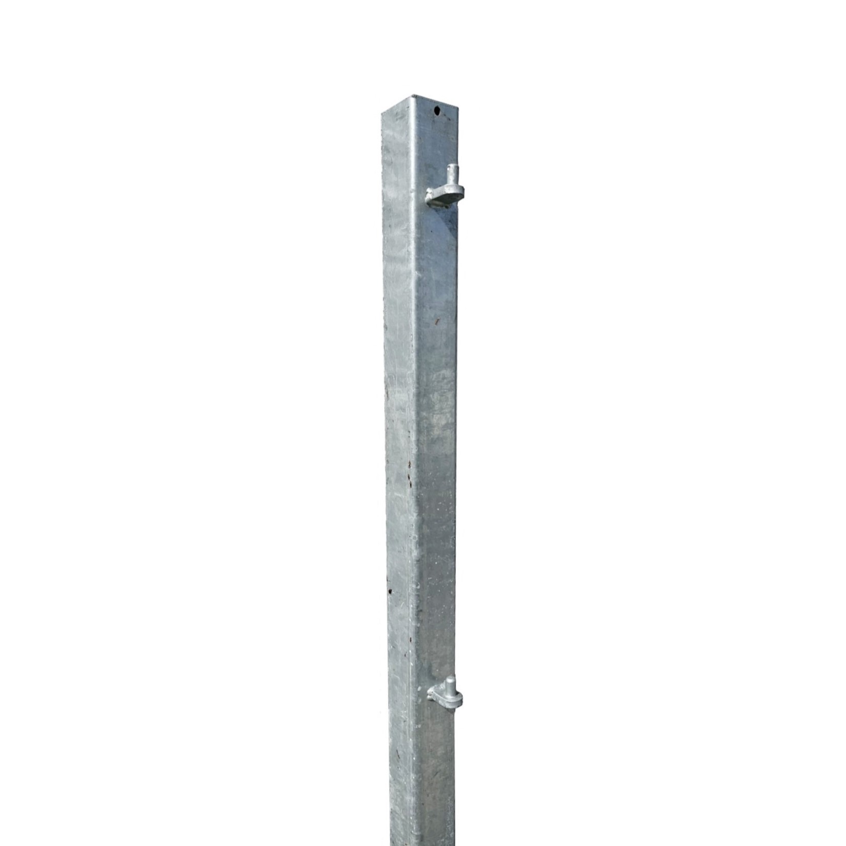 4" X 4" Galvanised Square Hang Post to Suit Newford Gates
