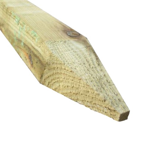 75mm x 75mm Treated Larch Pointed | Treated Wood