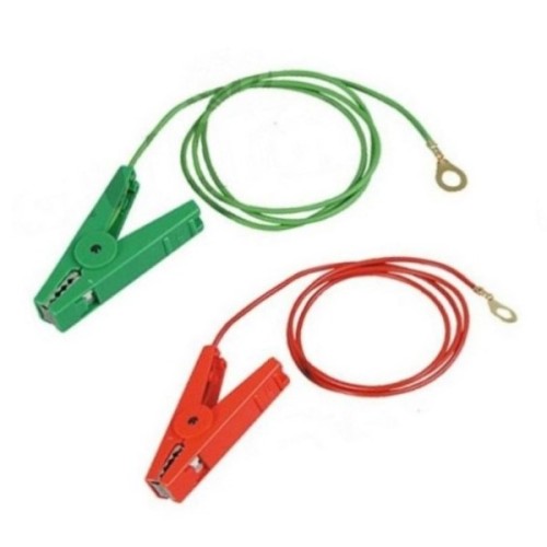 Earth and Fence Leads c/w Crocodile Clips | Electric Fence