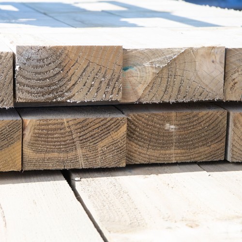 8ft (2.4m) x 8"(200mm) x 4"(100mm) Softwood New Sleepers