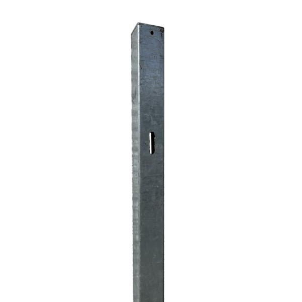 Metal Gate Post | 4" X 4" Galvanised Square Dual Slam Post for Newforde