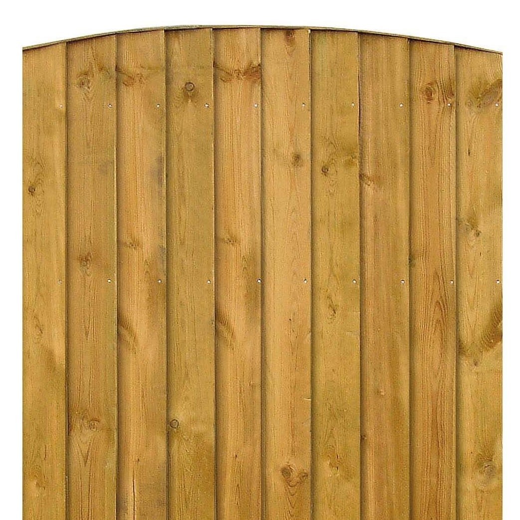 6ft x 3ft Bowtop Vertical Board Gate | Garden Gates