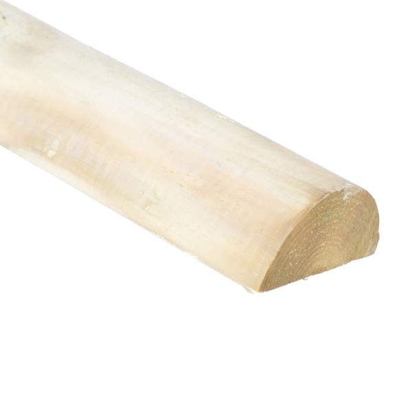 Wooden Fence Rails| Halfround Rails 3.66m x 100mm TSW