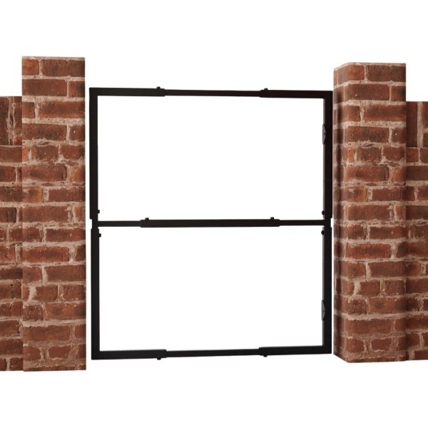 Birkdale GateMate Adjustable Steel Gate Frame Kit Black