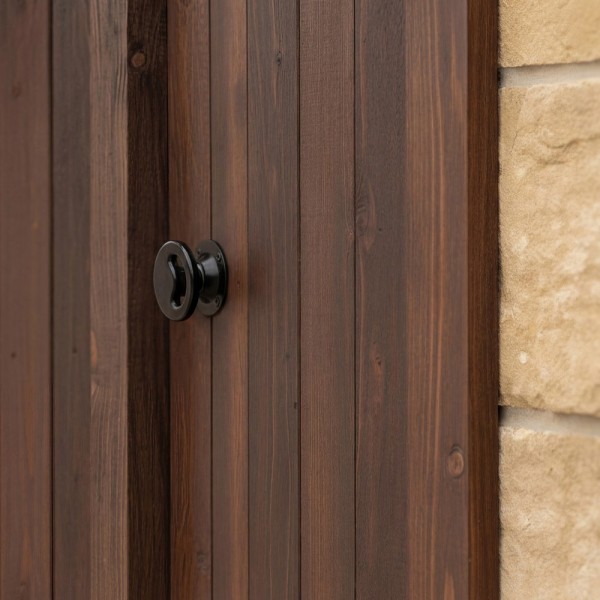 GateMate® Advanced Hardware Ring Gate Latch 6" Black