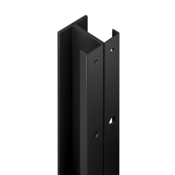 DuraPost 5m Black Commercial Fence Post | Metal Fence Posts