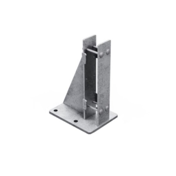Offset Bolt Down For Commercial DuraPost | Metal Post