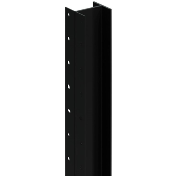DuraPost Classic 2400mm Black Post 48mm | Metal Fence Post