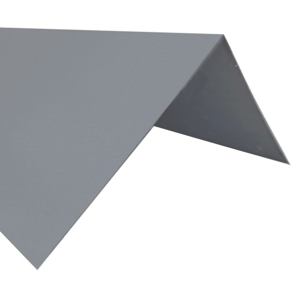 Merlin Grey PVC 193 x 193 x 90° Hemmed 0.7mm | Roofing
