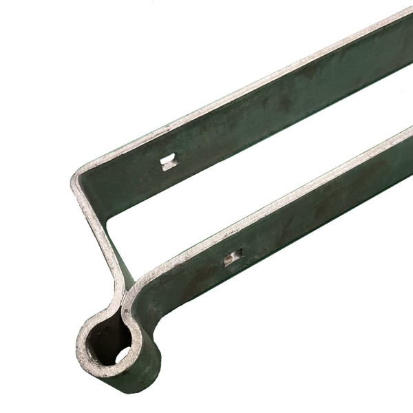 Double Strap Hinge 24" Top - Offset Eye | Wooden Gate Hinge