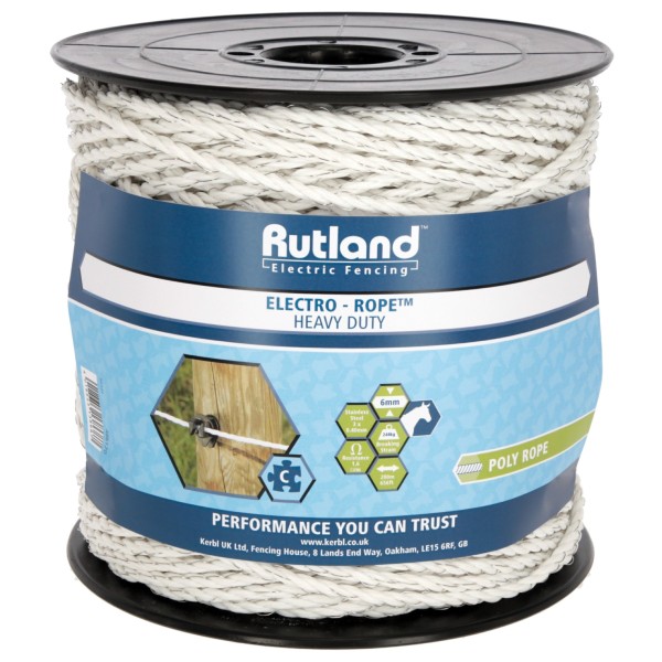 White Electro Rope (200m) | Electric Fence Rope