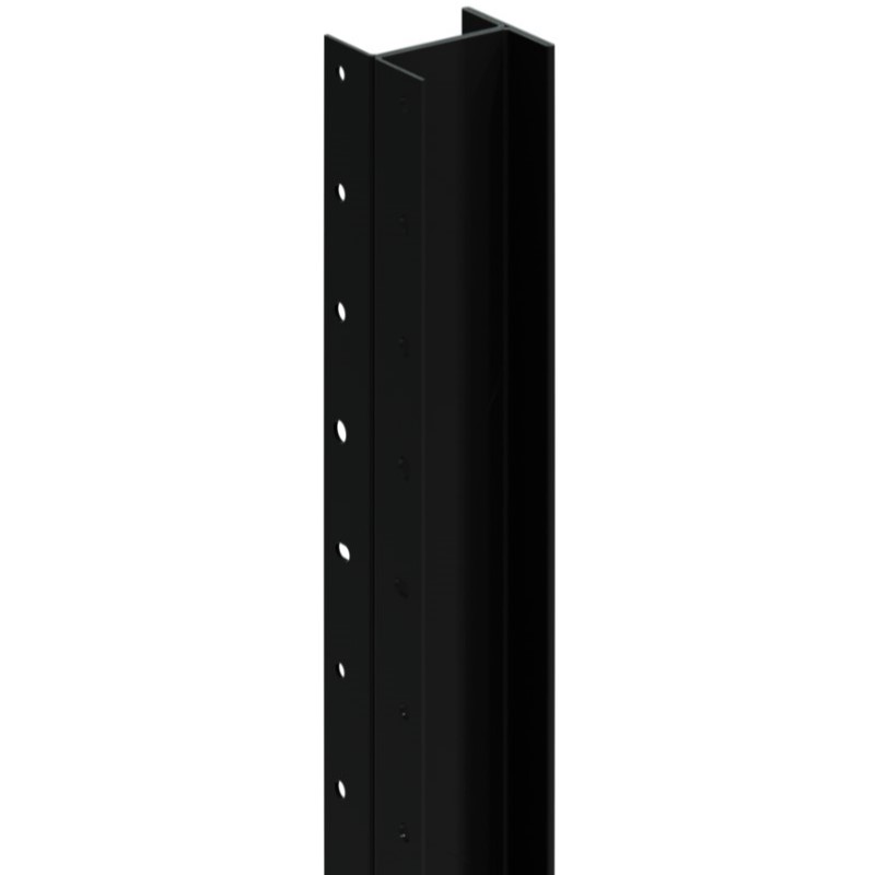 DuraPost Classic 2400mm Black Post 48mm | Metal Fence Post