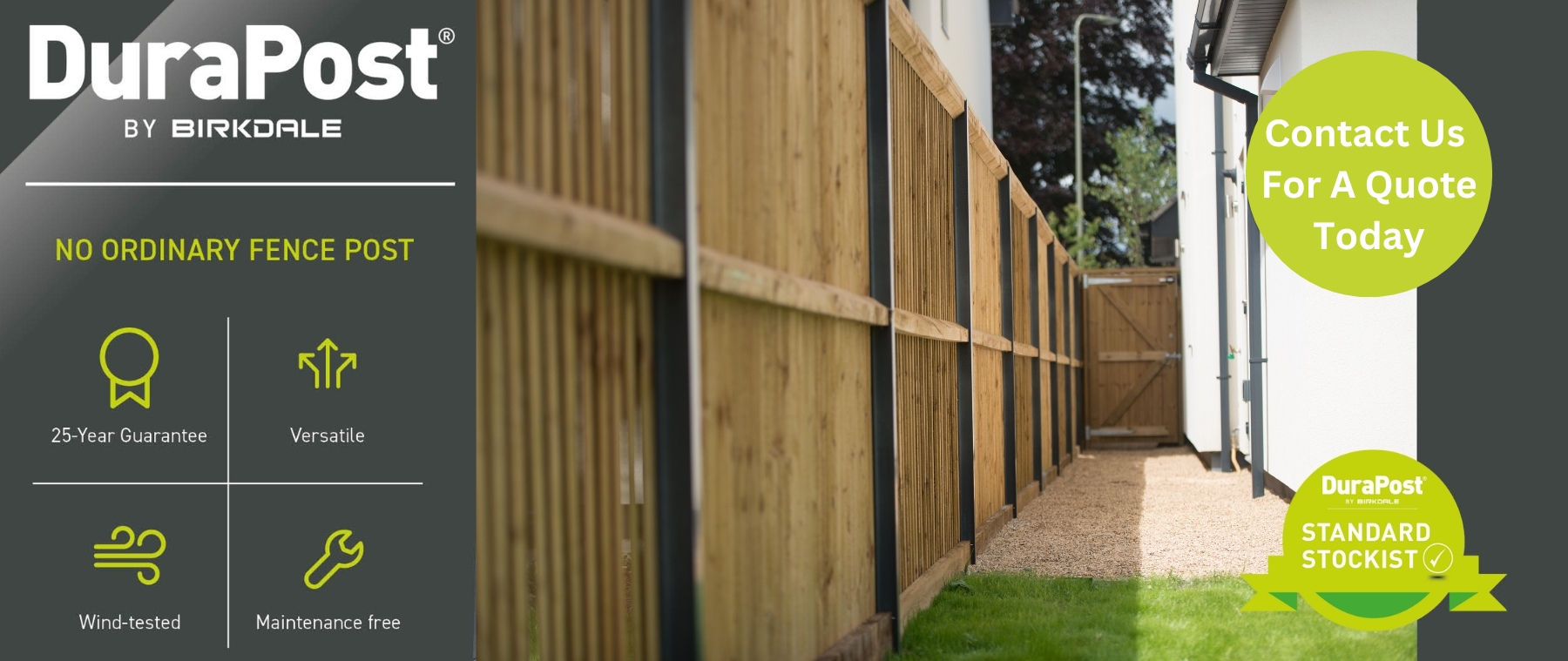DuraPost Anthracite Grey | DuraPost UK | DuraPost Fence